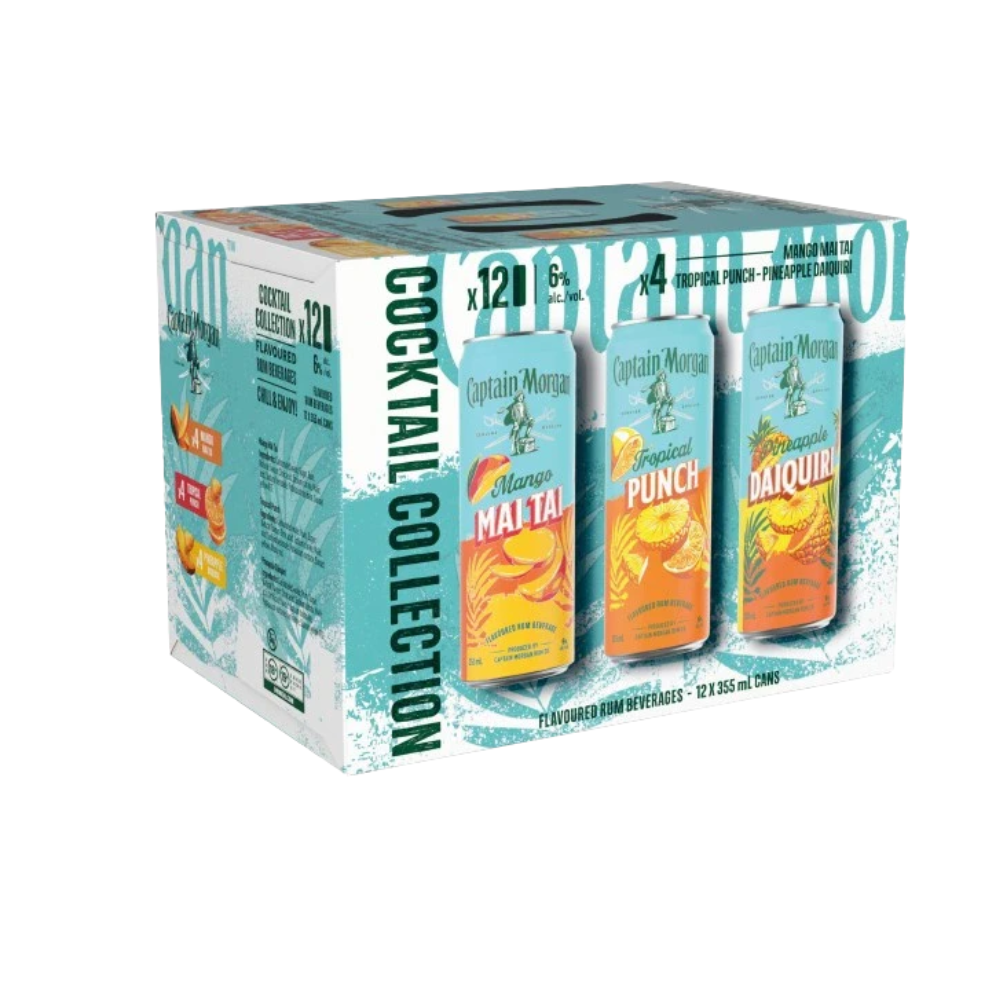 Captain Morgan Cocktail Collection 12 Pack - WOW Liquor Discounter