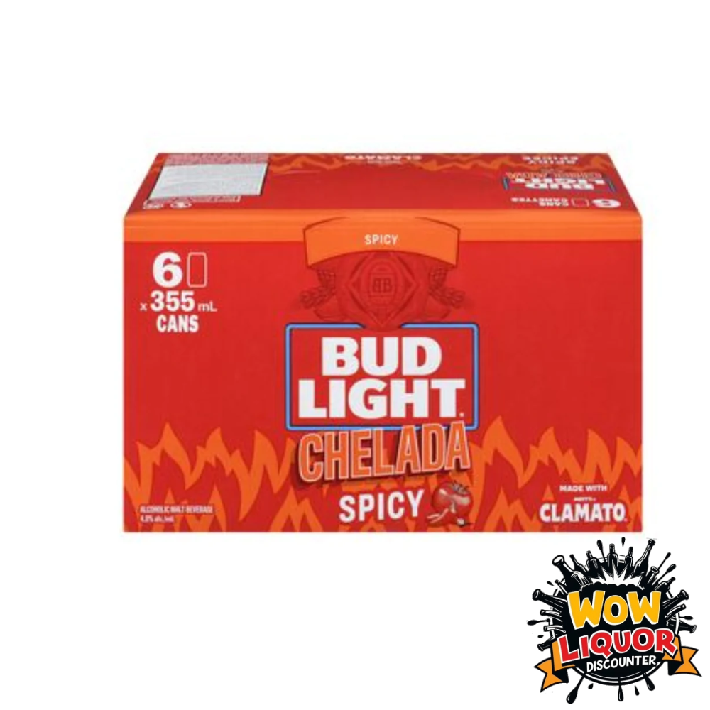 Bud Light Chelada Spicy 6 Pack - WOW Liquor Discounter