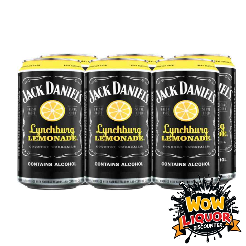 Jack daniel Lemonade 6 Pack - WOW Liquor Discounter