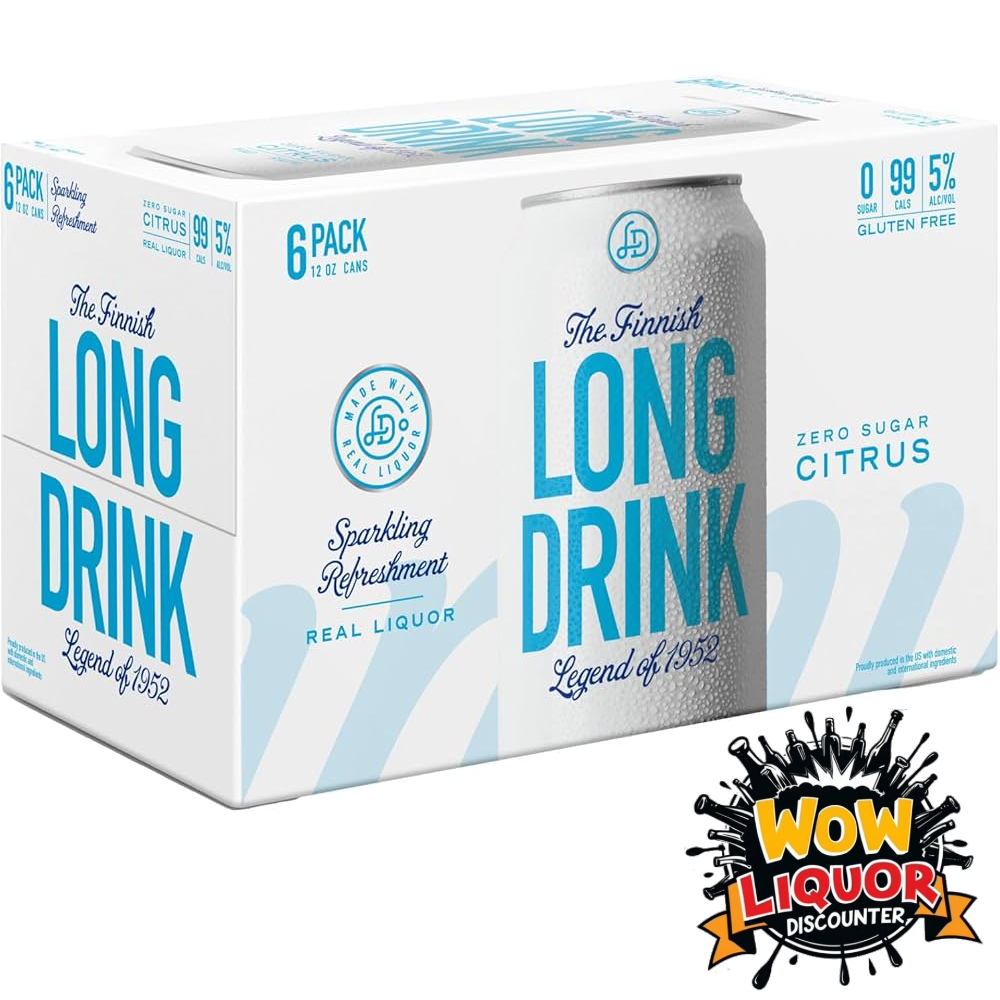 The Finnish Long Drink Zero Sugar 6 Pack - WOW Liquor Discounter