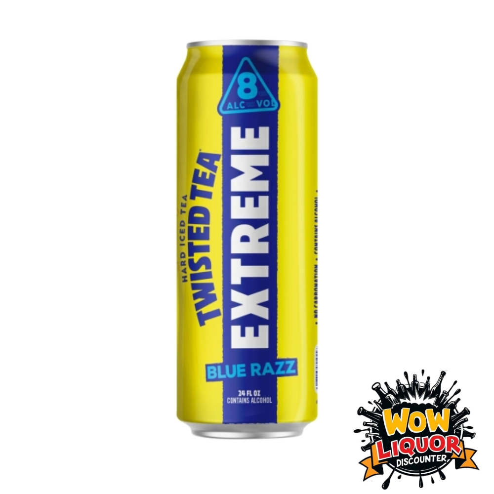 Twisted Tea Extreme Blue Razz - WOW Liquor Discounter