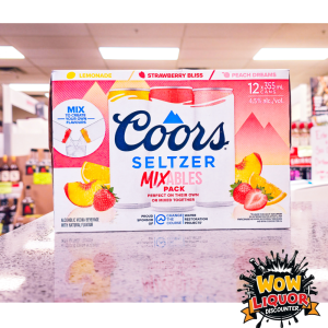 Coors Seltzer Mixables 12 Pack - WOW Liquor Discounter