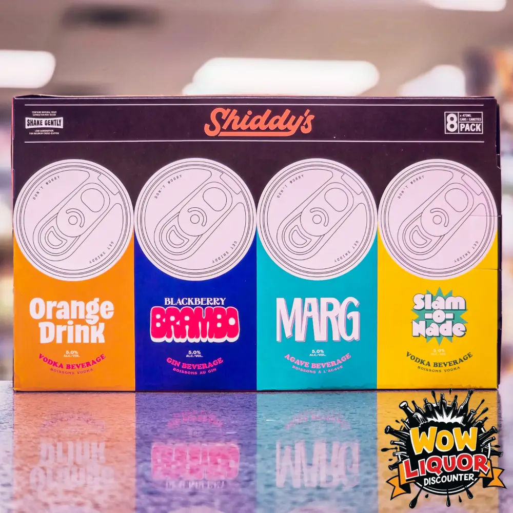Shiddys 8 Pack Mixer - WOW Liquor Discounter