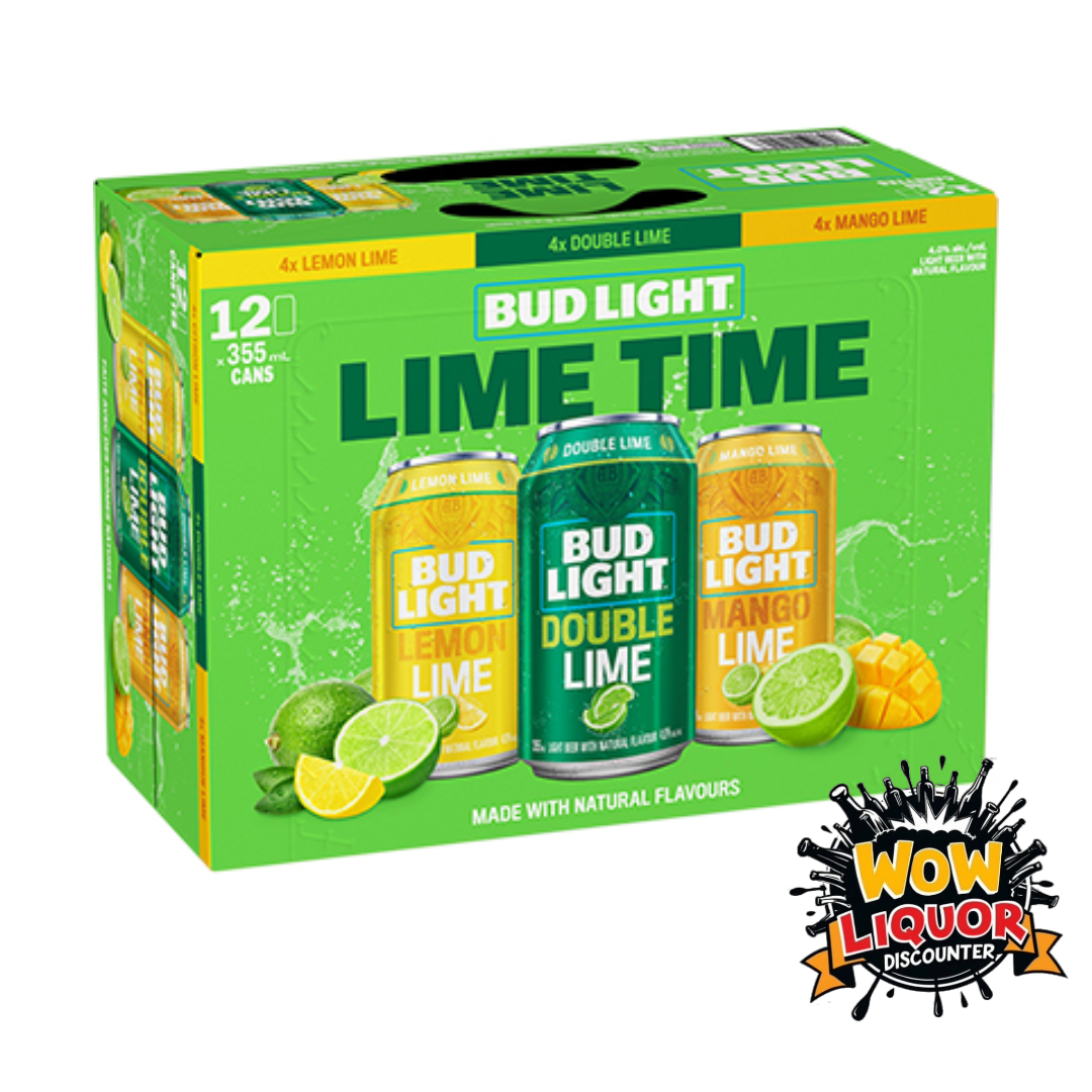 Bud Light Lime Time mix 12 Pack - WOW Liquor Discounter