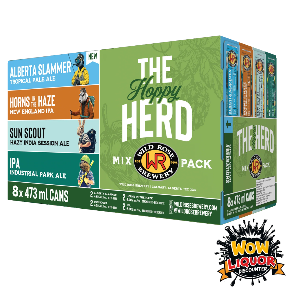 Wild Rose Hoppy Mixer 8 Pack - WOW Liquor Discounter